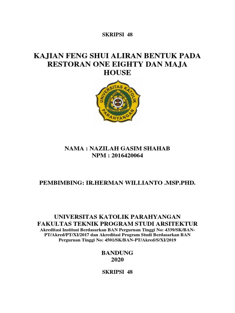 SAMPUL DALAM-HALAMAN PENGESAHAN-PERNYATAAN KEASLIAN SKRIPSI 47 Rev Nomor Akreditasi | PDF