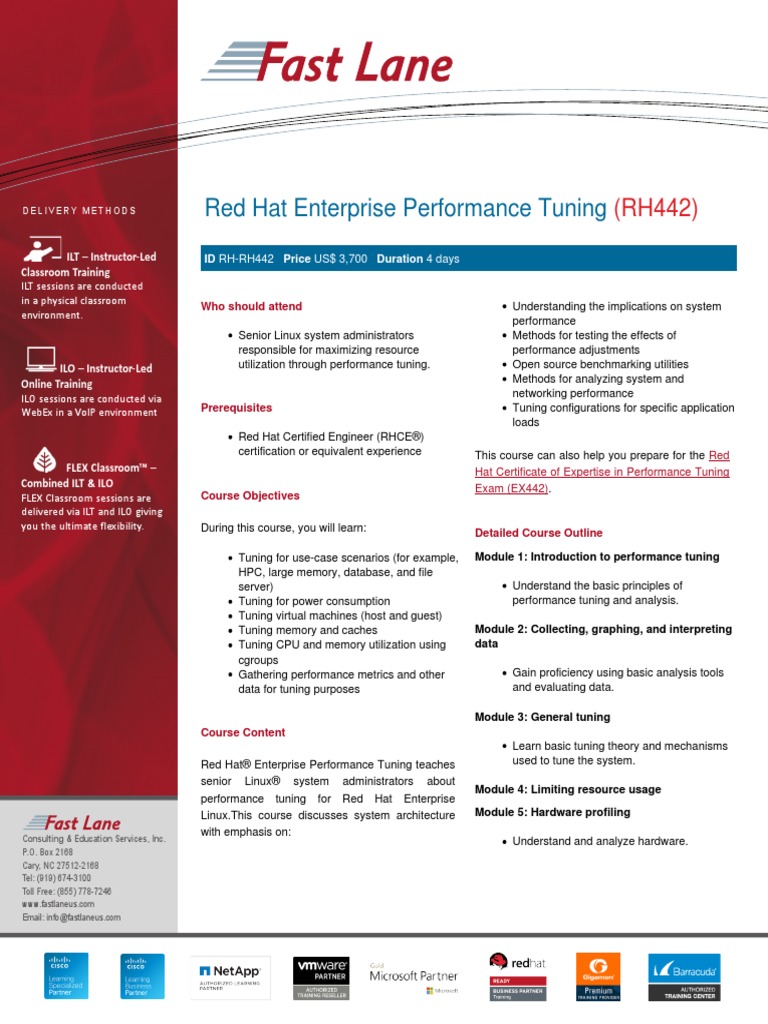 Fast Lane - RH-RH442 PDF | PDF | Computer Data Storage | Virtual Machine