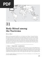 "Body Ritual Among The Nacirema": Miner | PDF | Rituals | Anthropology