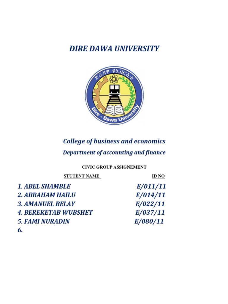 Dire Dawa University | PDF