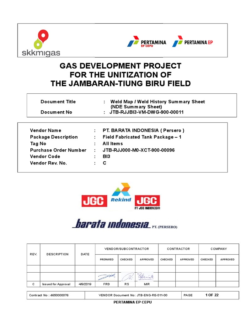 Welding Map & NDE Map JTB | PDF | Steel | Metals