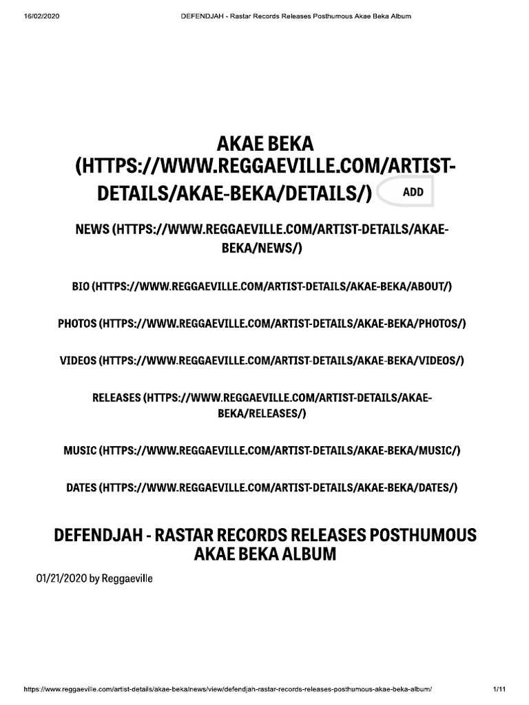 Akea Beka | PDF