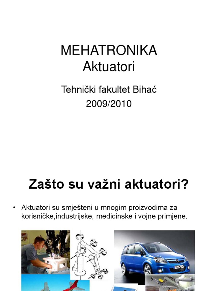 AKTUATORI | PDF