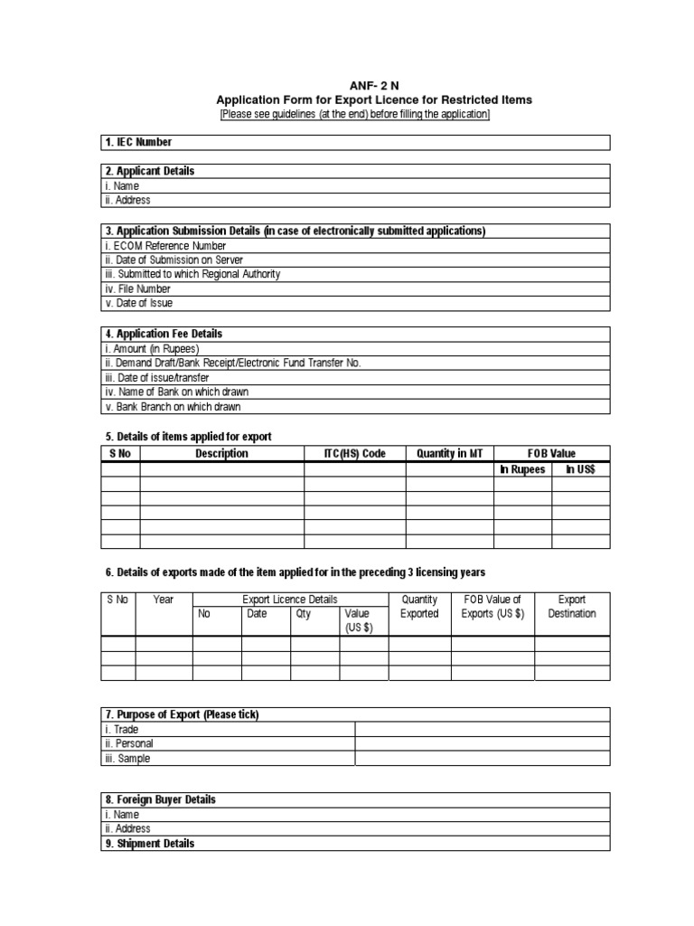 Export License | PDF | Exports | Government