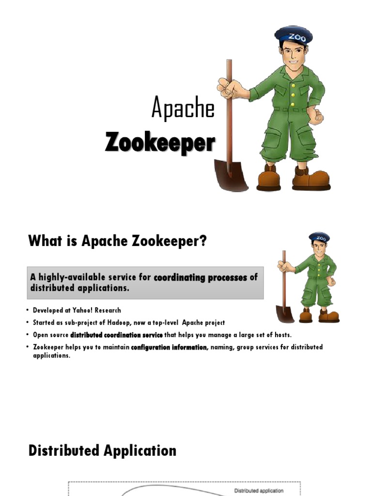 Coordinating Distributed Applications with Apache Zookeeper | PDF | Apache Hadoop | Distributed ...