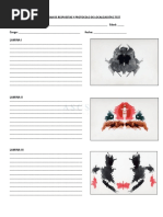 Protocolo de Localizacion Rorschach | PDF