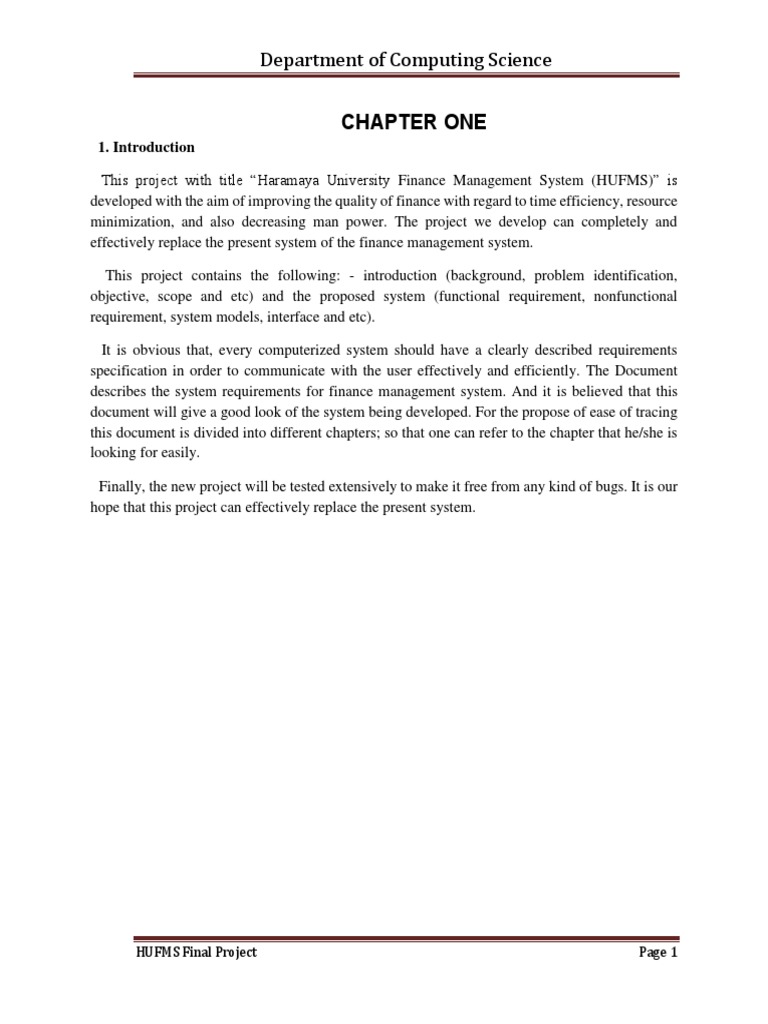 Finance Management System | PDF | Use Case | Databases