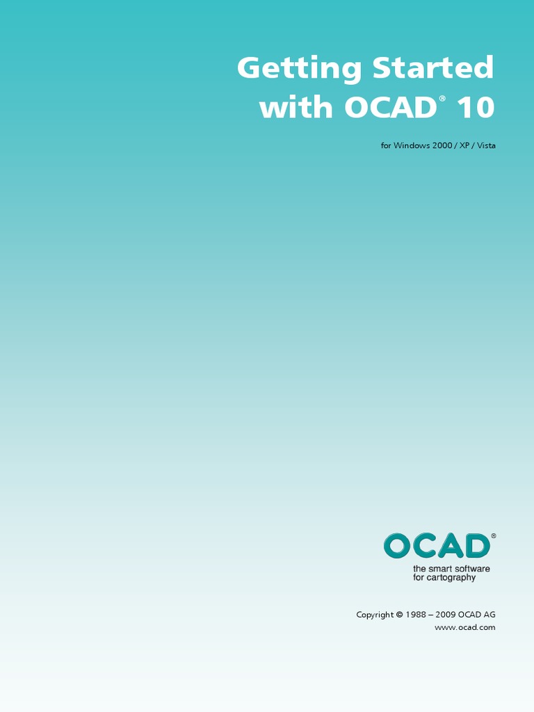 OCAD 10 GettingStarted English | PDF | License | Ellipse