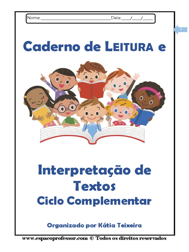 Caderno de Leitura e Interpretação de Textos Ciclo Complementar-1 ...
