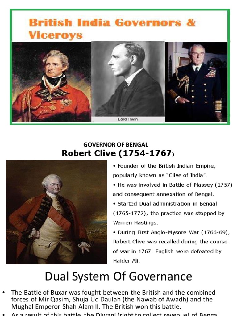 British Viceroys and Governors of India | PDF | Colonial India ...