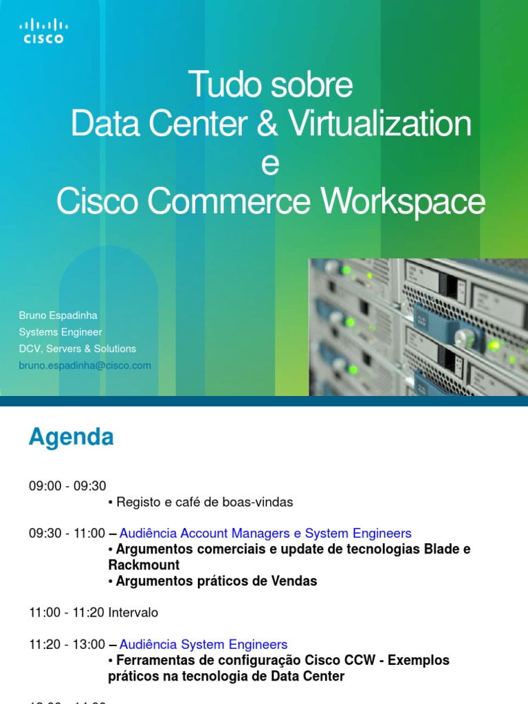 Cisco - Data Center - Bruno Espadinha | PDF | Telecommunications | Computer Data