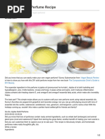 A Complete Guide On Perfume Formulations - PDF | PDF | Perfume | Toiletry
