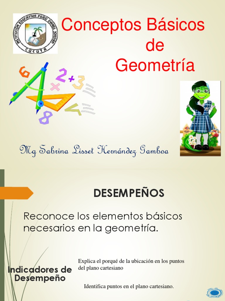 Conceptos Basicos de Geometria | PDF | Línea (geometría) | Matemática Elemental