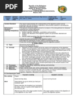 Lesson Plan in Science 6 - DIGESTIVE SYSTEM | PDF | Digestion | Human ...