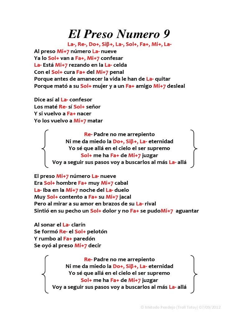 El Preso Numero 9 | PDF