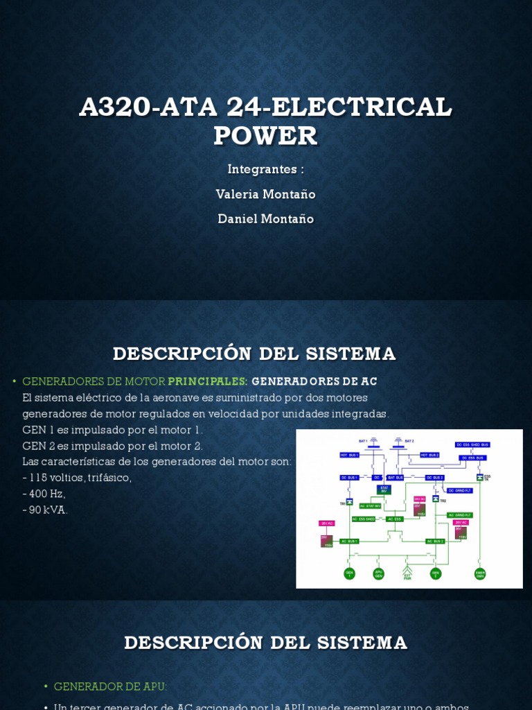 A320-Ata 24-Electrical Power | PDF | Generador eléctrico | Equipo eléctrico