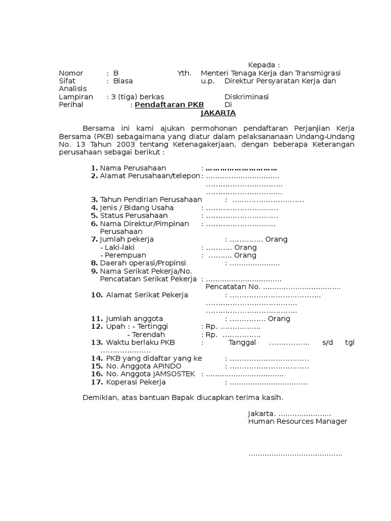 Form Pendaftaran PKB | PDF