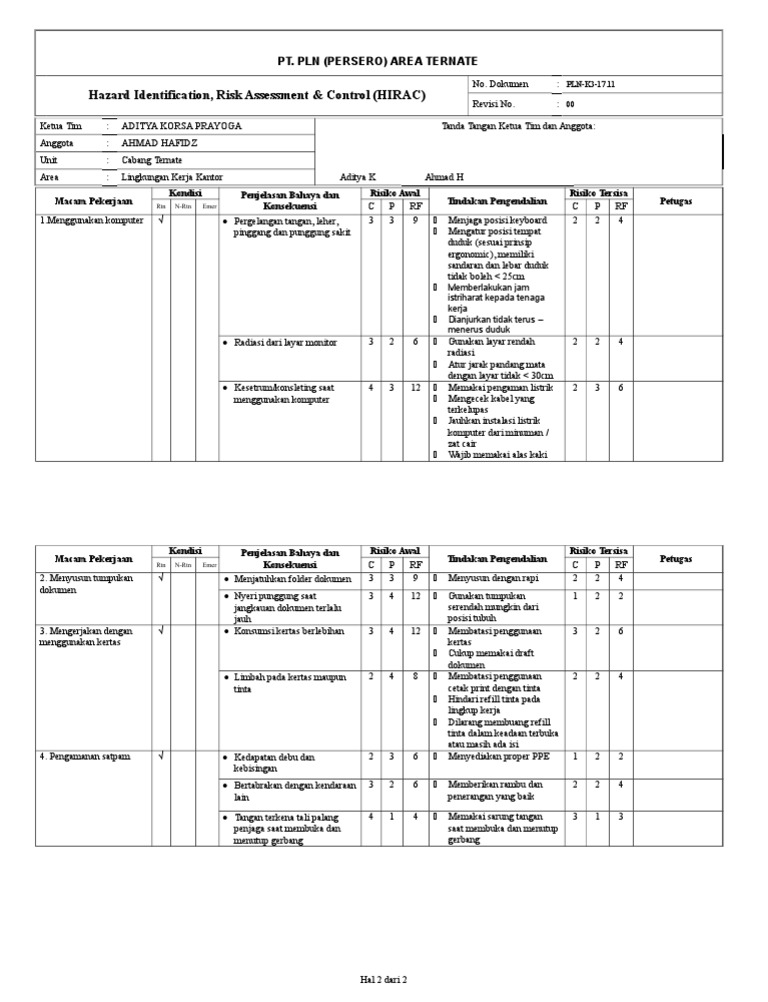 Hirac Pdf