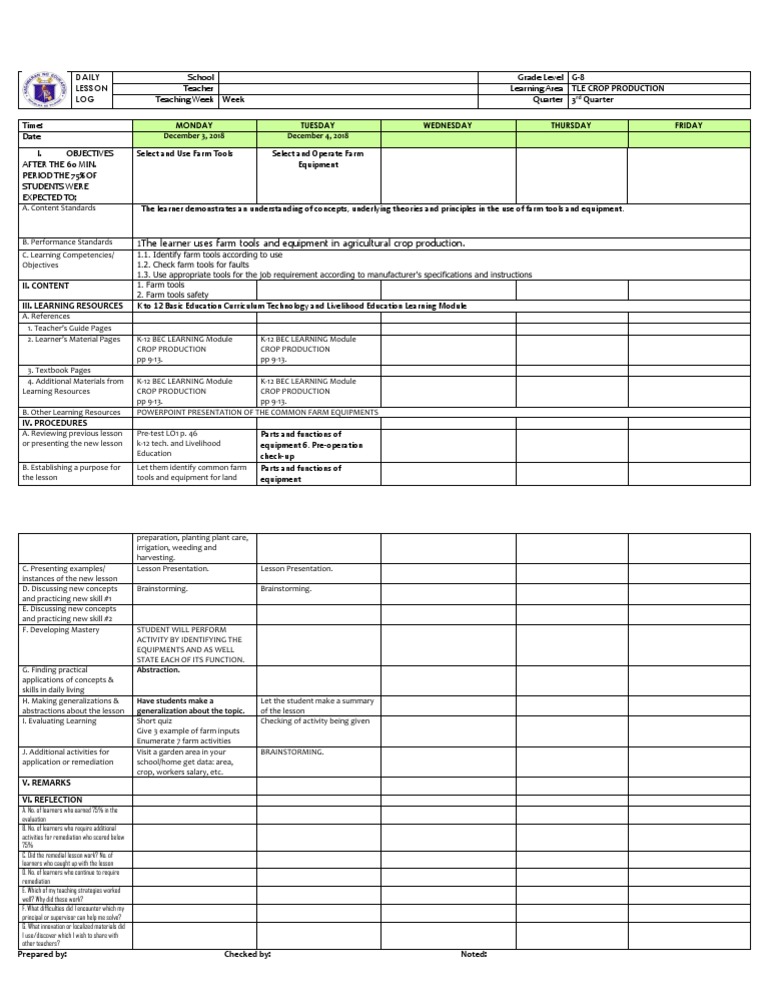 DLL-Gr8-TLE-ICT 3rd Quarter | PDF | Teachers | Pedagogy