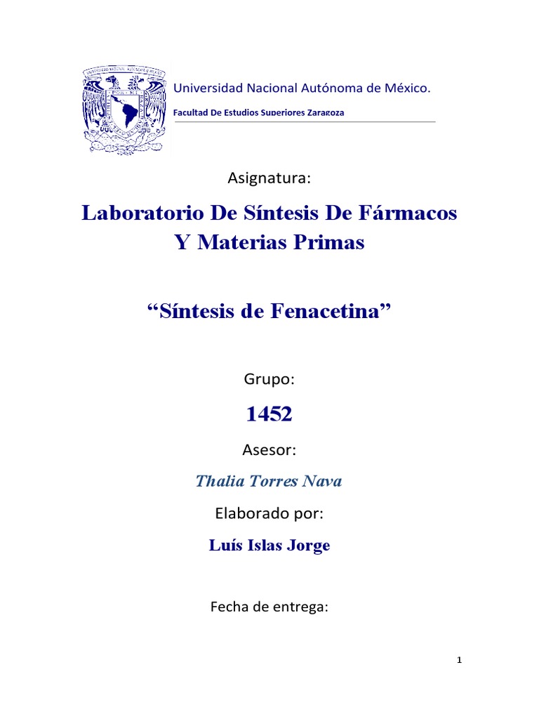 Farmaco Fenacetina | PDF | Aspirina | Éter