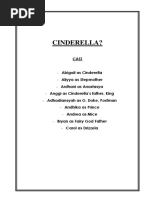 Cinderella Movie Script | PDF | Cinderella
