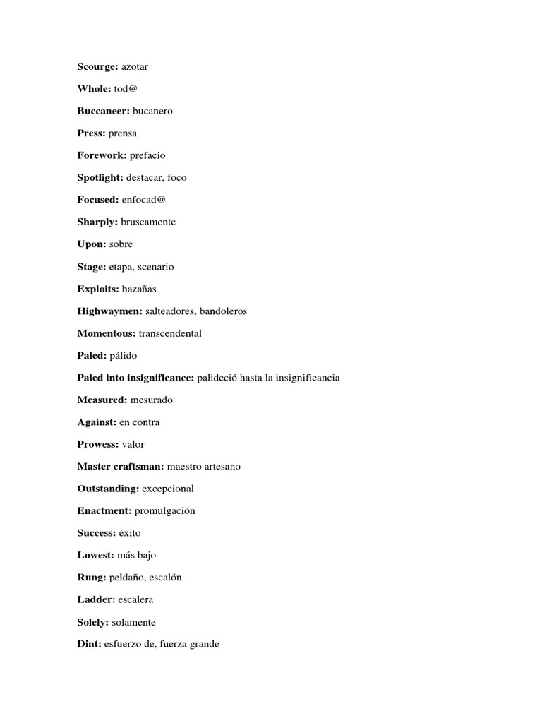 VOCABULARY | PDF | Naturaleza