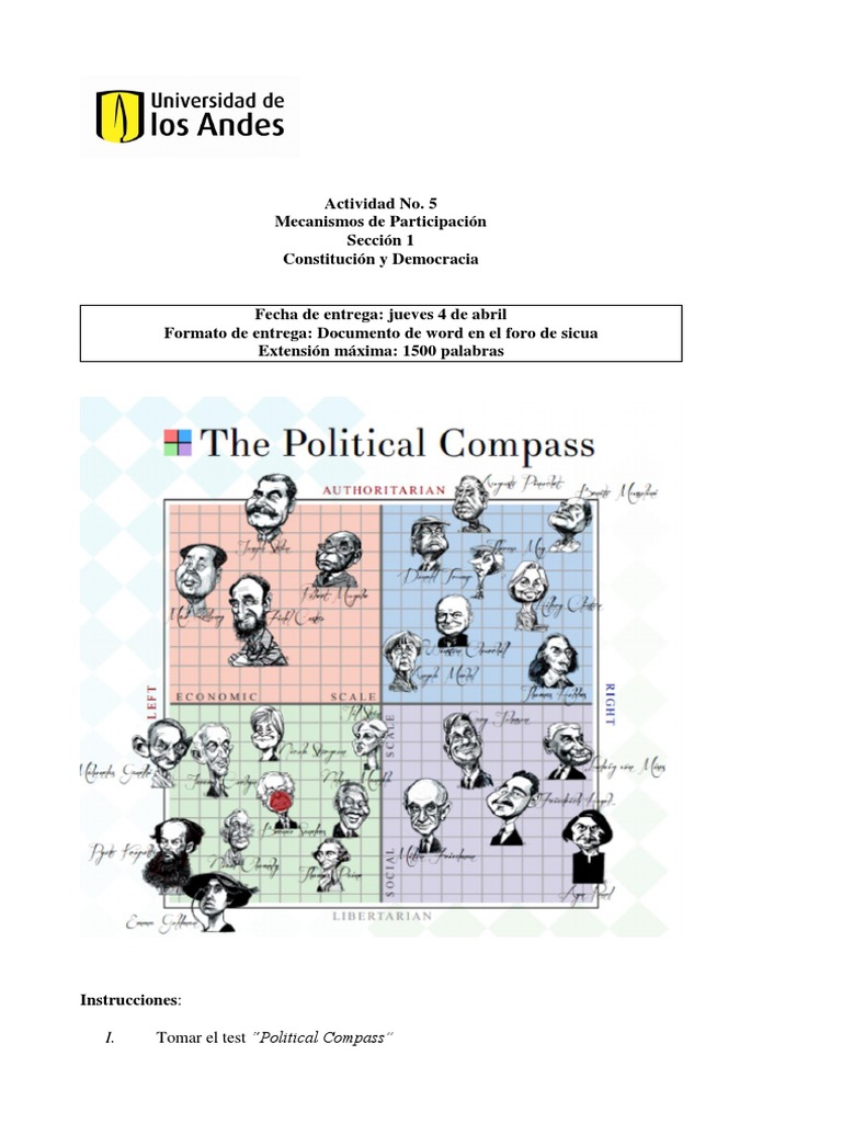 Actividad 5 Compas Político | PDF | Cuestionario | Política (general)