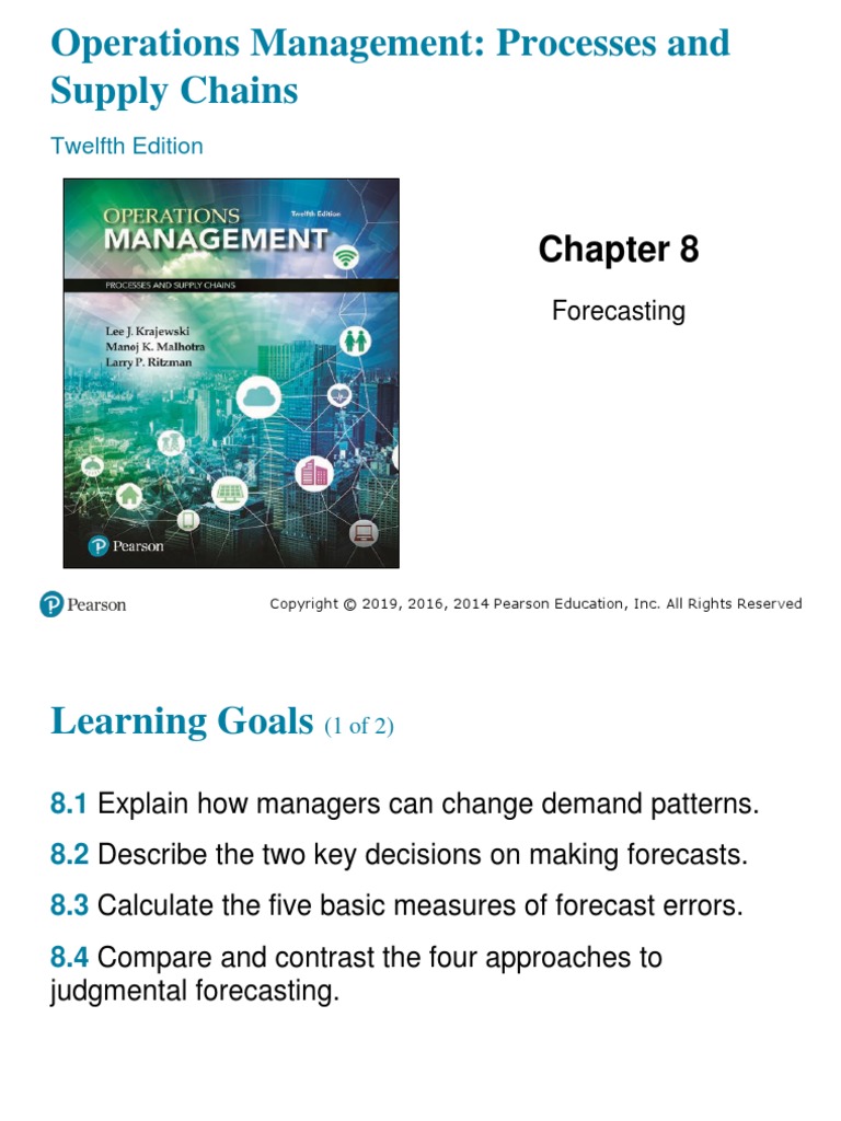 Krajewski - Om12 - 08 | PDF | Forecasting | Errors And Residuals