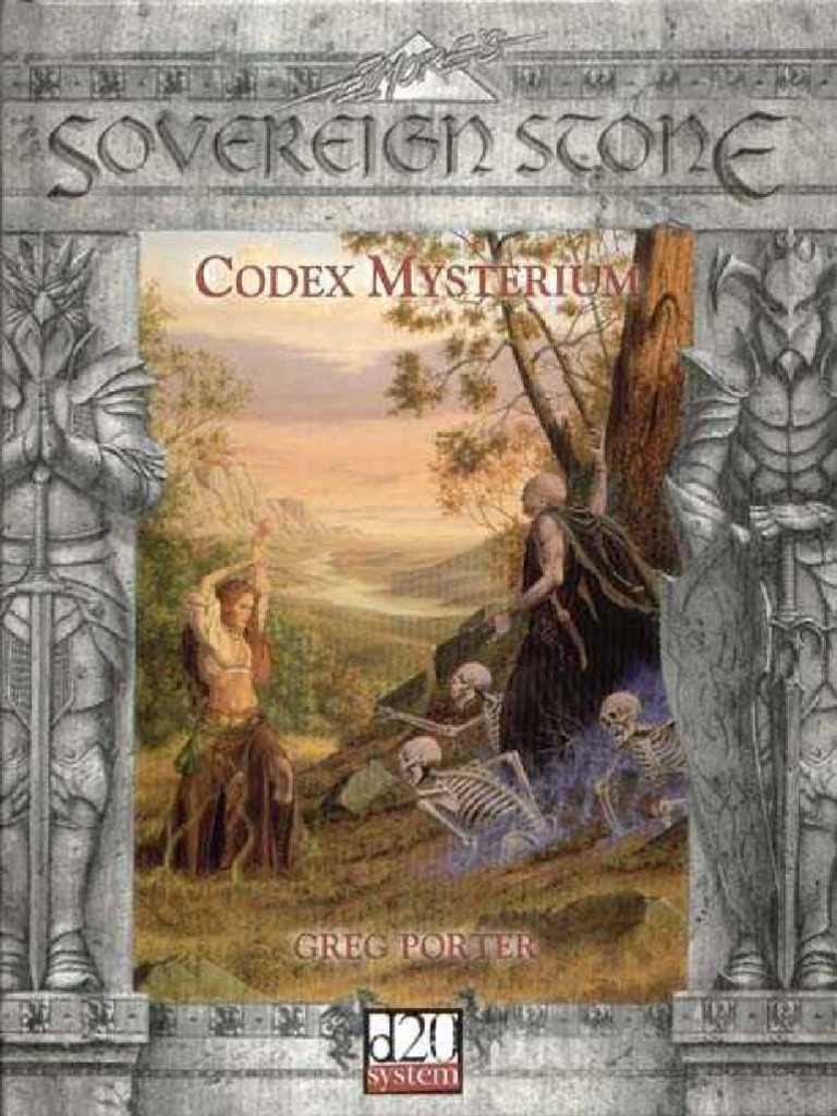 Sovereign Stone Codex Mysterium PDF | PDF | D20 System | Role Playing Games