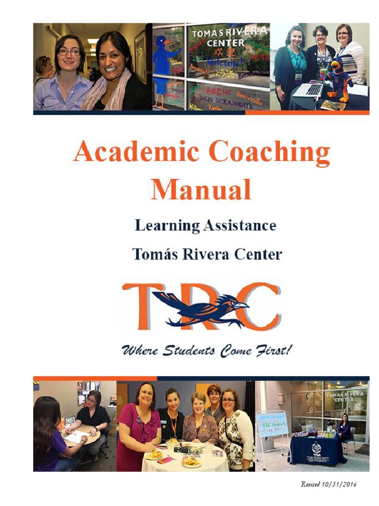 Academic Coaching Manual | PDF | Mentorship | Study Skills