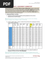 Edtpa Spe Assessment Commentary | PDF | Learning | Special Education