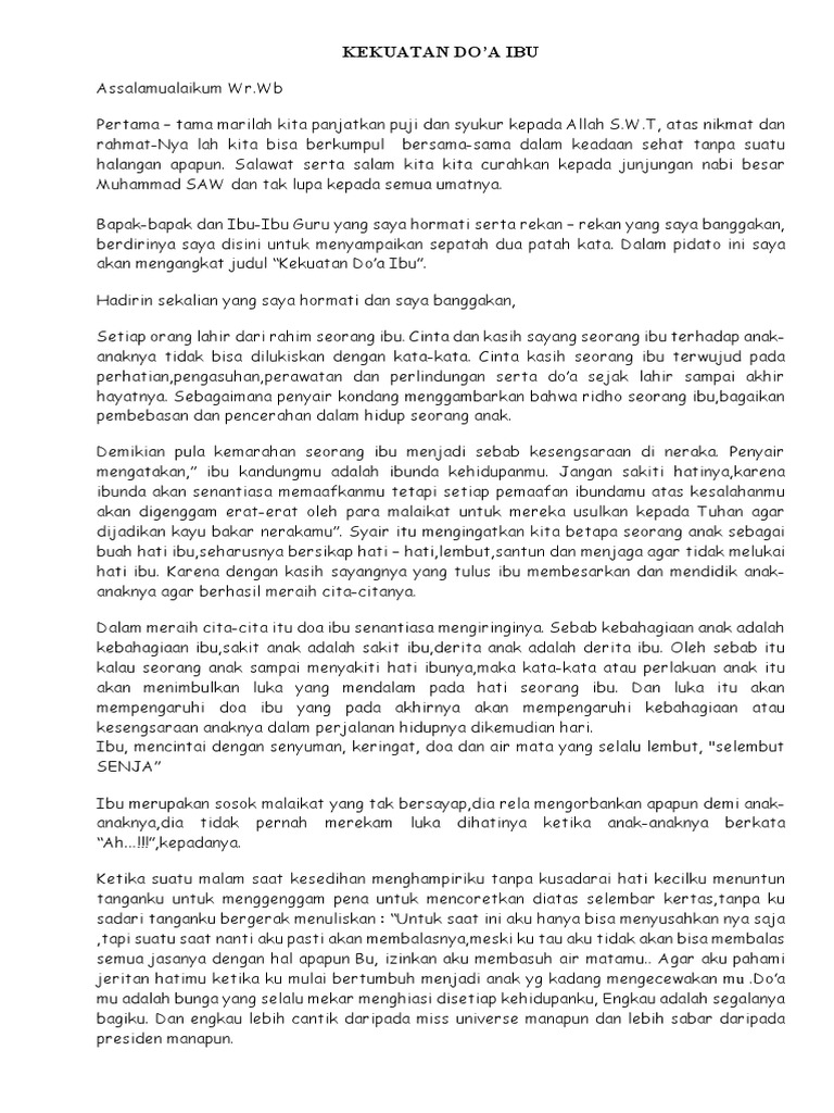 Kekuatan Doa-Ibu | PDF