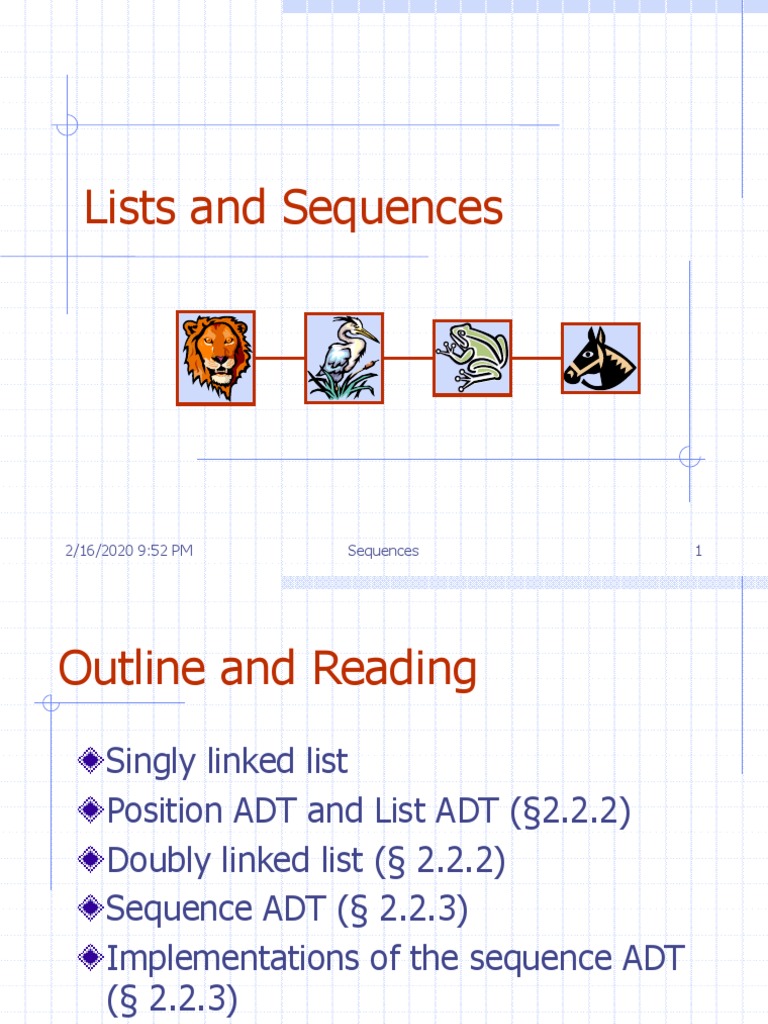 Sequences | PDF | Array Data Structure | Computer Programming