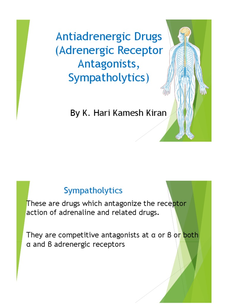 Sympatholytics | PDF | Angiology | Drugs