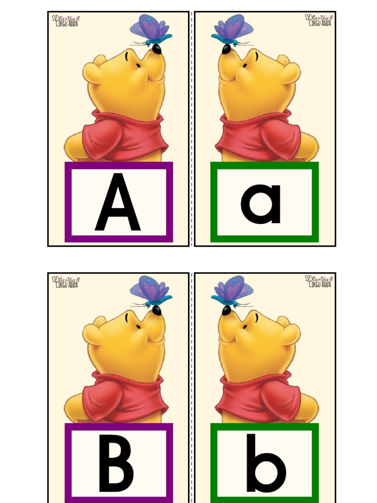 Kad Imbasan - Huruf Kecil Vs Huruf Besar | PDF