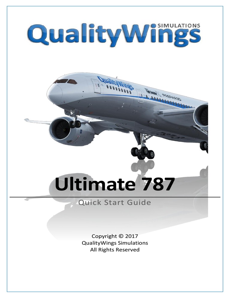 QualityWings - Ultimate 787 Quick Start Guide PDF | PDF | Air Traffic ...