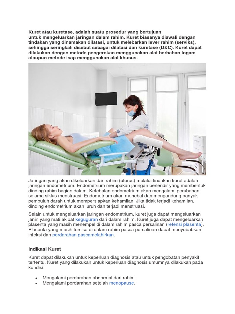 Kuret Atau Kuretase | PDF | Kesehatan Holistik