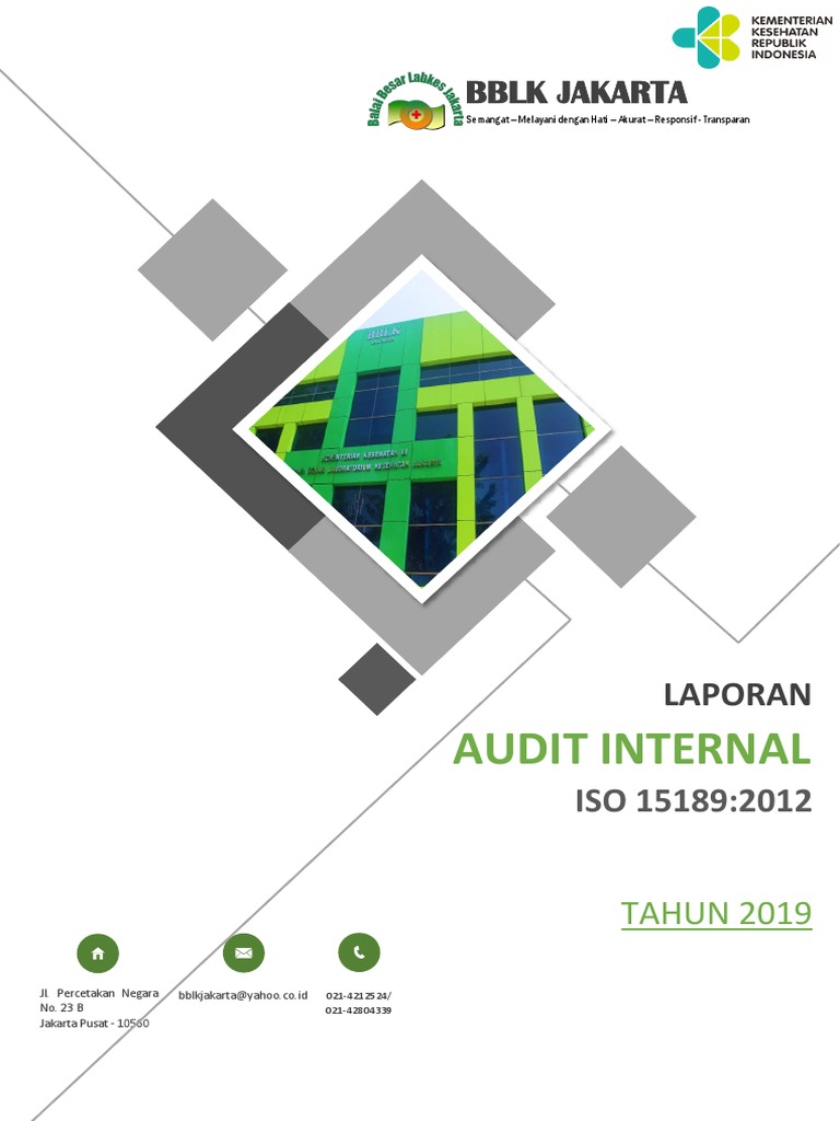 Cover Laporan Audit Internal | PDF