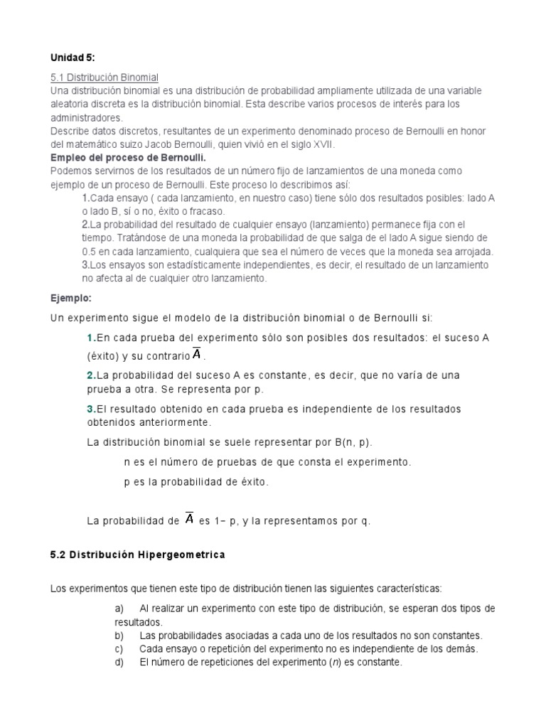 Probabilidad y Estadistica EJERCICIOS UNIDAD 5 Y 6 | Descargar gratis PDF | Distribución normal ...