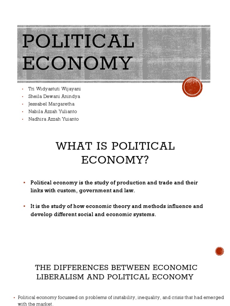 Political Economy PoV | PDF | Market Economy | Capitalism
