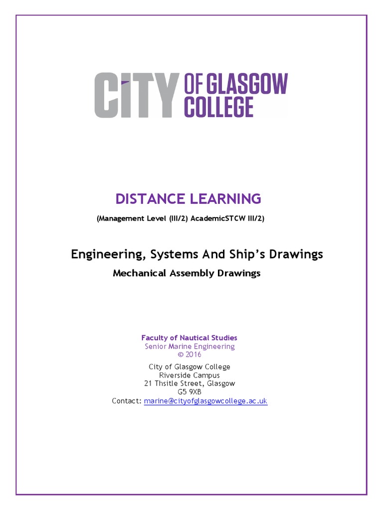 New Engineering Drawing Notes-Mechanical Assembly Drawings Section ...