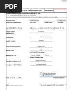 Access Card Form | PDF