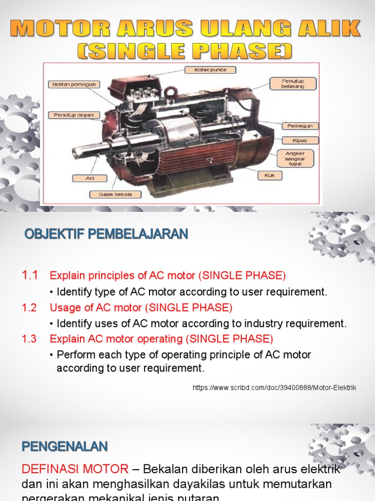 Motor Arus Ulang Alik | PDF