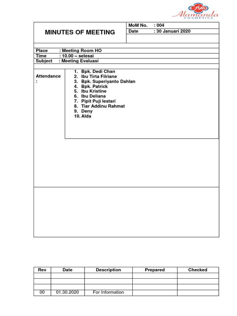 Form Meeting | PDF