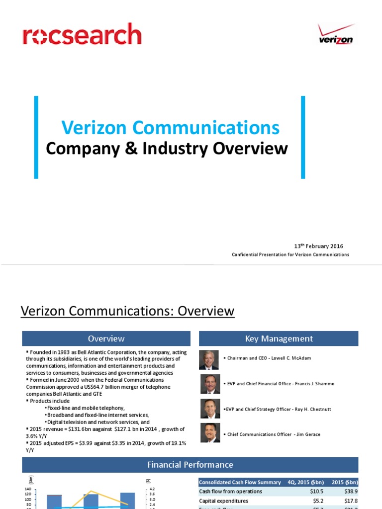 Case Study For Verizon Comm | PDF | Verizon Communications | Companies