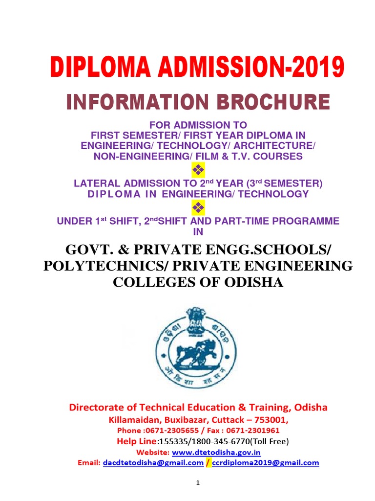 Diploma 2019 PDF | PDF | University And College Admission | Vocational ...