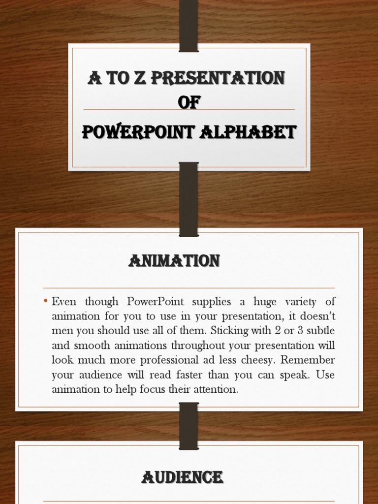 A To Z Presentation | PDF | Body Language | Communication