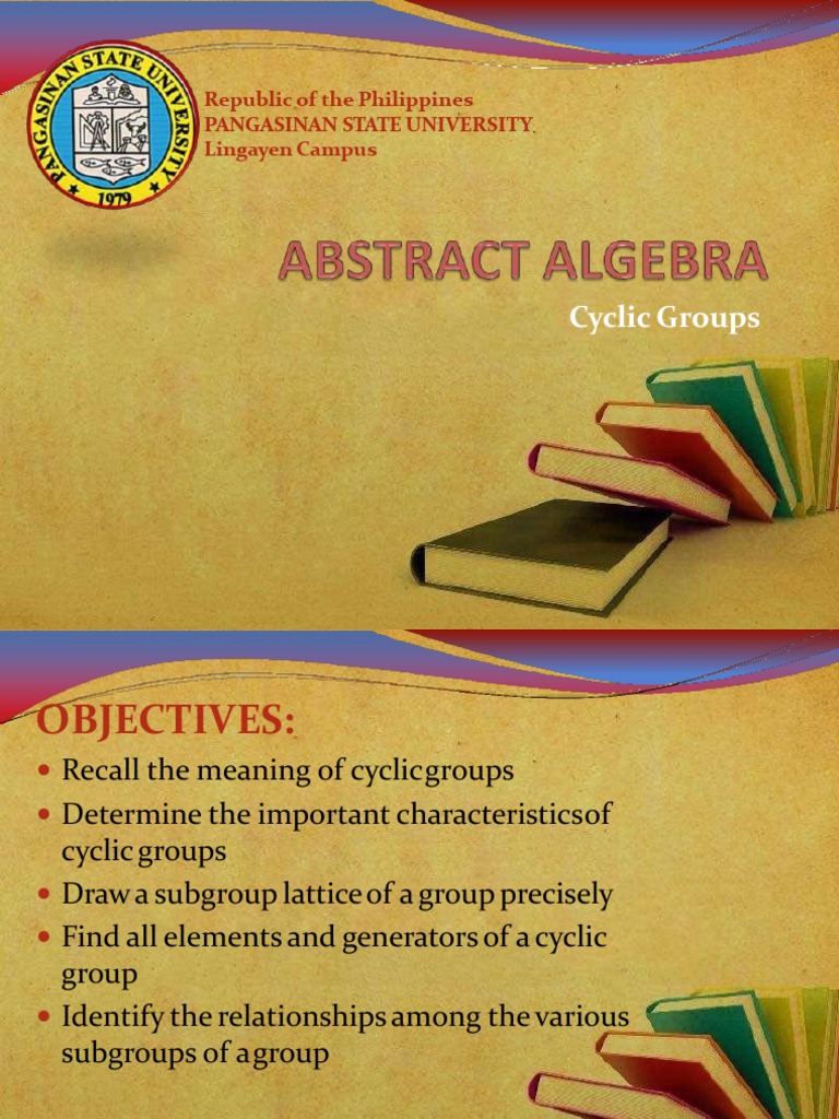 Cyclic Groups | PDF | Group (Mathematics) | Integer