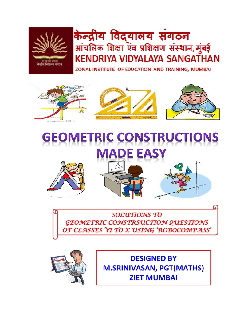 Robocompass User Guide For KVS Teachers | PDF | Geometry | Textbook