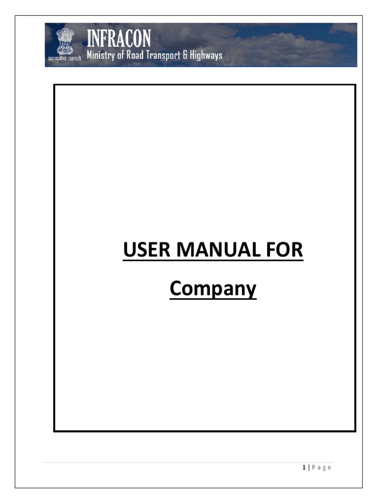 Infracon Manual PDF | PDF | Password | Login